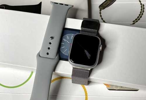 Apple Watch 9 41mm (2 ремешка, Все цвета)