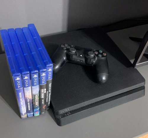 Sony playstation 4 slim с играми