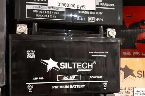 Мото аккумулятор Siltech GEL 12V7AH ytx7a-BS
