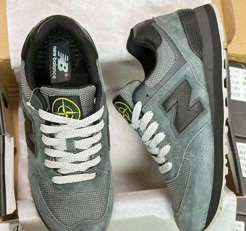 Кроссовки New balance 574 stone island