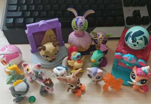 Игрушки Littlest Pet Shop, пони, кошки и другие