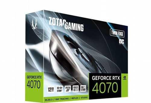 Видеокарта Zotac Gaming Geforce rtx 4070 twin edge