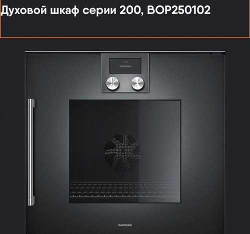 Духовой шкаф Gaggenau серии 200, BOP250102