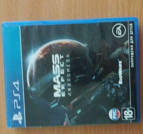 Диск для ps4 Mass Effect:Andromeda