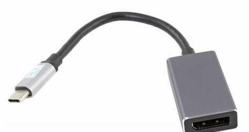 Переходник Type-C - DisplayPort темно-серый (кабел