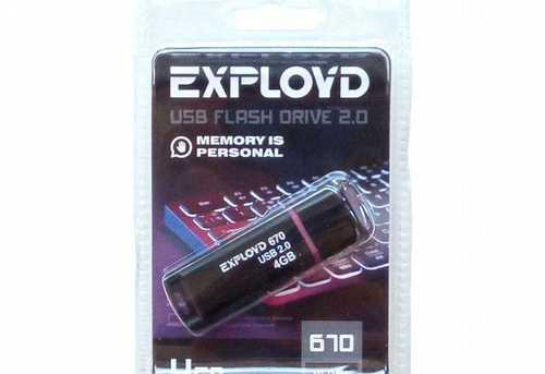 4/8/16/32/64/128GB USB Flash Drive Exployd 670