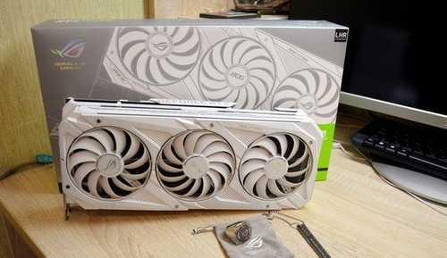 Asus Rog Strix rtx 3070 white редкая и белая