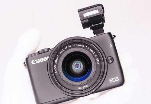 Фотоаппарат Canon EOS M10 + 15-45 (+акб/чехол)