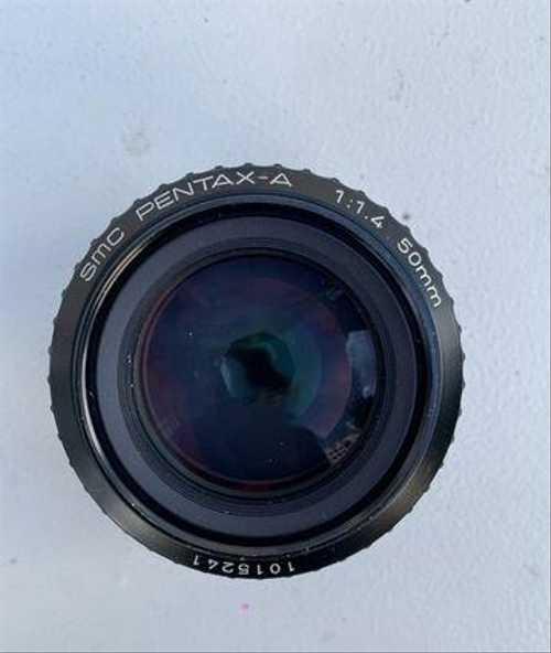 Объектив SMC Pentax-A 50mm f/ 1.4