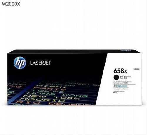 Тонер-картридж HP 658X Лазерный Черный 33000стр, W