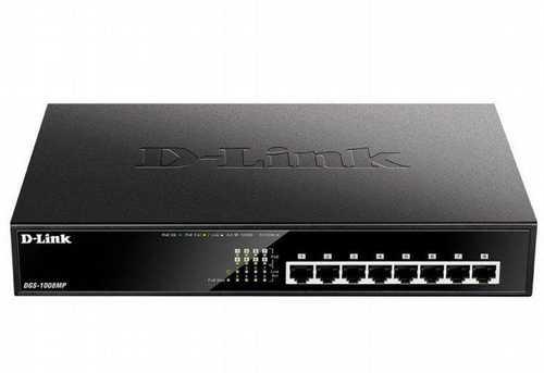 D-Link DGS-1008MP/B1A Неуправляемый коммутатор с 8