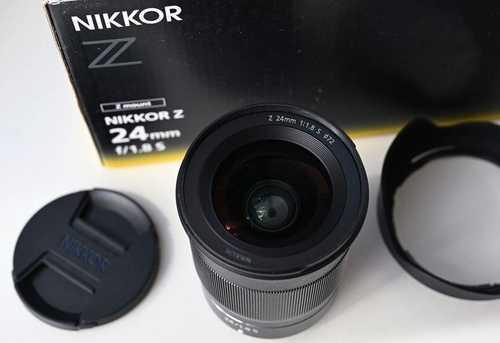 Nikkor Z 24mm f/1.8 S