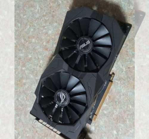 Видеокарта rx 570 4gb asus ROG strix