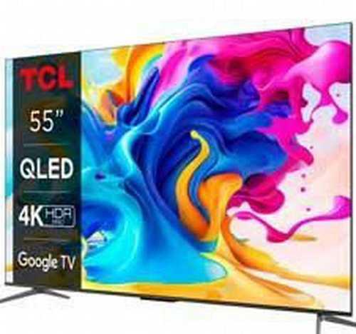 Qled Телевизор TCL 55C647 Ultra HD, новый, Google