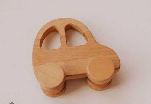 Детская деревянная игрушка "каталка Машинка"