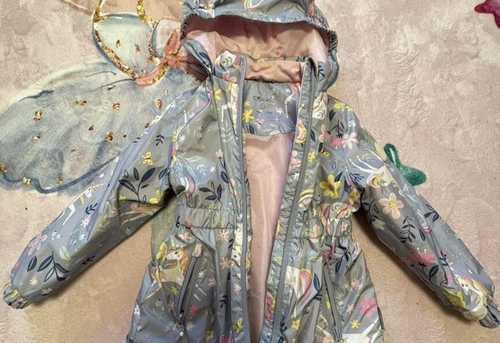 Куртка демисезонная на девочку 104-110 crokid