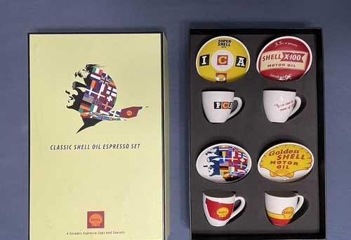 Classic Shell Oil Espresso set
