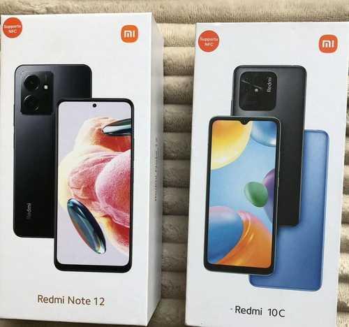 Коробки от Xiaomi Redmi 10C, Xiaomi Redmi Note 12
