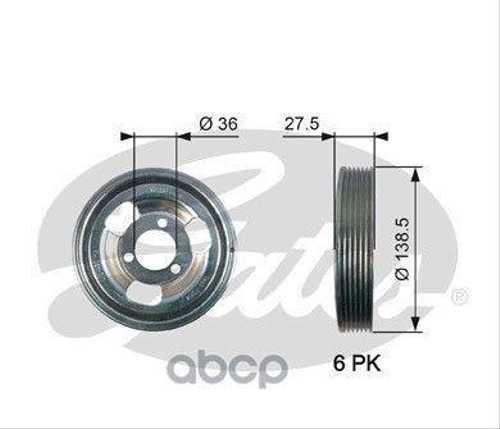 Шкив Коленвала Bmw/Mini/Peugeot/Citroen 1.4/1.6