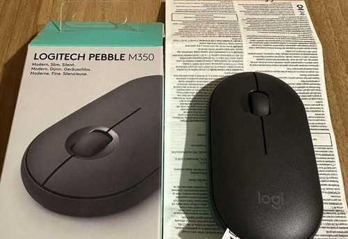 Мышь logitech pebble m350 black