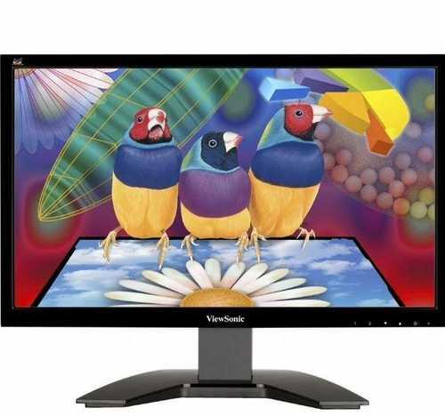 Монитор (ViewSonic, VA2212a-LED, 21.5", 1920x1080, TN 75Hz, 5 ms, LED, VGA, хорошее)