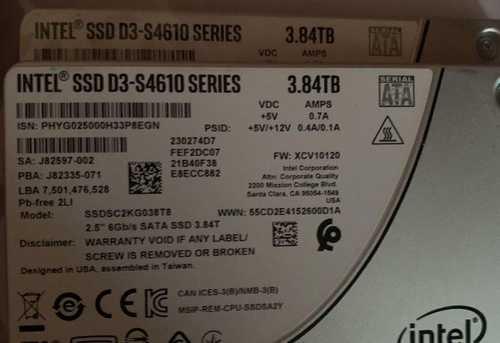 Серверный SSD Intel D3-S4610 3.84tb
