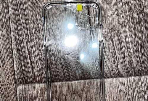 Чехол на iPhone 11 прозрачный + защитное стекло