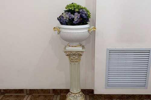 Колонна + кашпо (ваза) цветочная