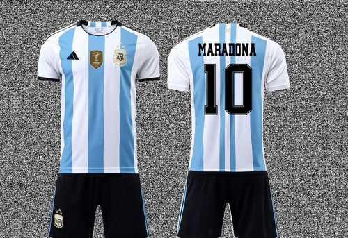 Марадона 10. Футбольная форма сборной Аргентины