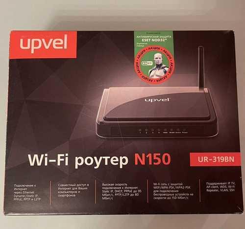 Wi-Fi роутер Upvel UR-319BN Black