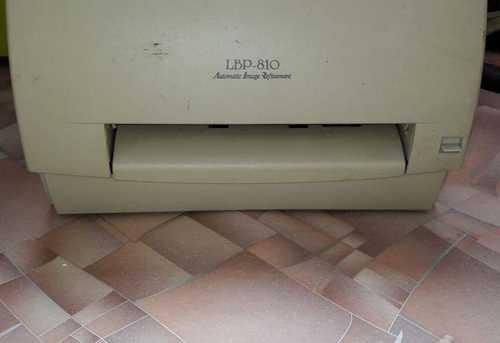 Принтер canon LBP 810