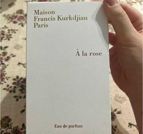 Maison francis kurkdjian a la rose