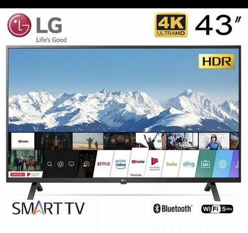 Телевизор LG SMART TV 4k 43UN68006LA (110 см)