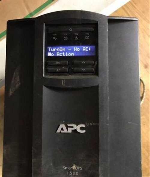 Ибп APC Smart-UPS 1500 ва с ЖК-индикатором