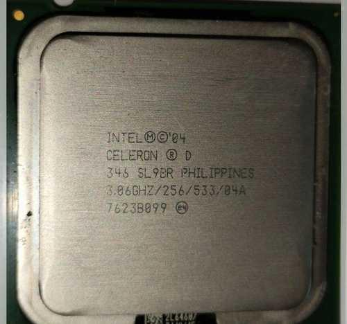 Процессор Intel Celeron D 346 /3,06 ггц