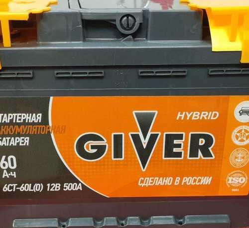 Аккумулятор Giver hybrid 60Ah