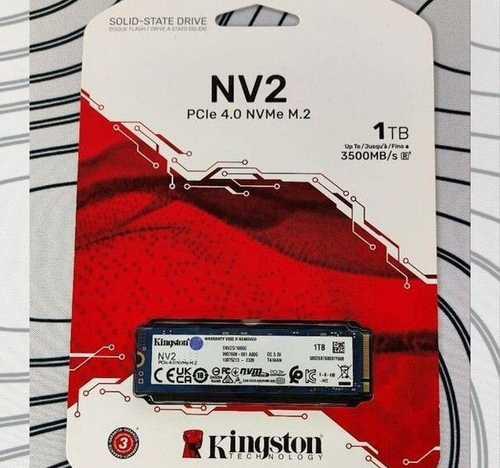 SSD M2 Kingston NV2 1TB nwme (Новый)