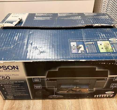 Струйный цветной принтер Epson Stylus Photo T50