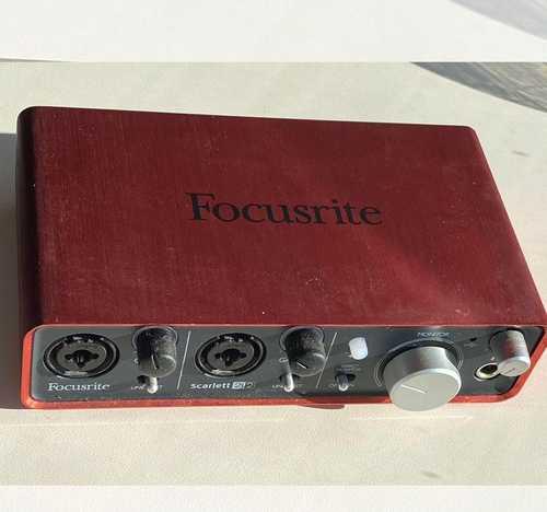 Звуковая карта focusrite scarlett 2i2 2nd gen