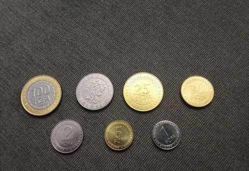Набор монет Западной Африки