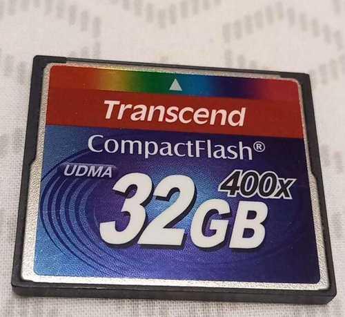 Transcend Compact Flash 32 Gb 400x CF