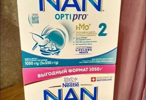 Детская смесь NAN 2 opti pro 1050 гр