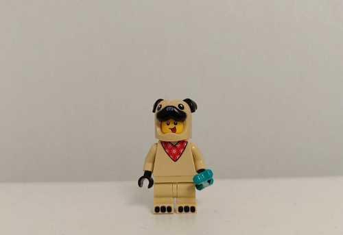 Lego минифигурка парень в костюме мопса