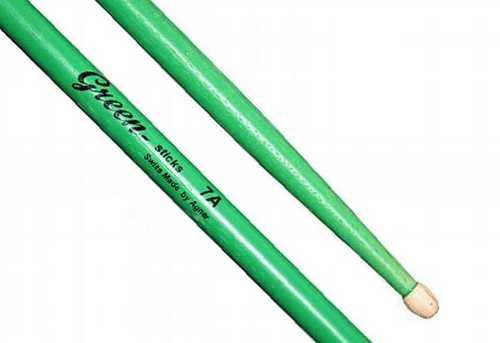 Барабанные палочки Agner 7A Зеленые (AG7A)