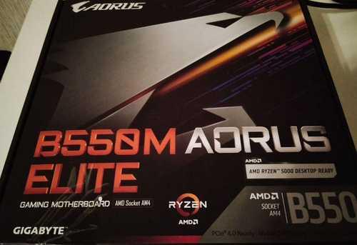 Материнская плата gigabyte b550m aorus