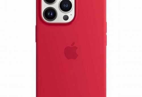 Силиконовый чехол для iPhone 13 Pro (красный)