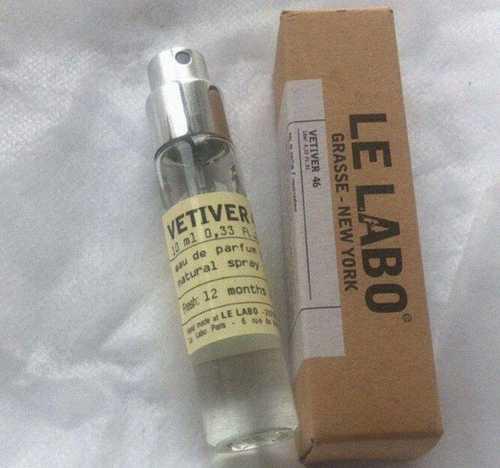 Туалетная вода LE labo Vetiver 46 10 мл пробник