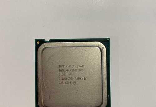 Процессор intel core 2 duo E6600 с кулером