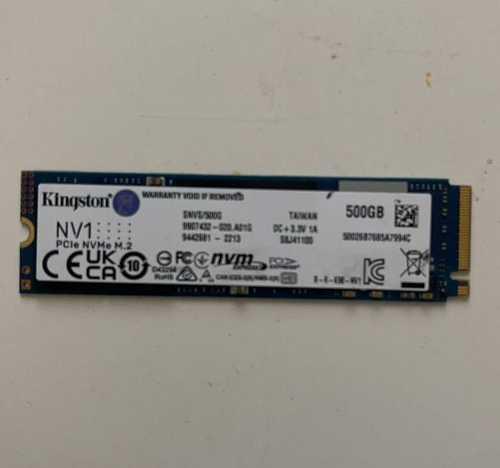 Ssd m2 kingston 500gb