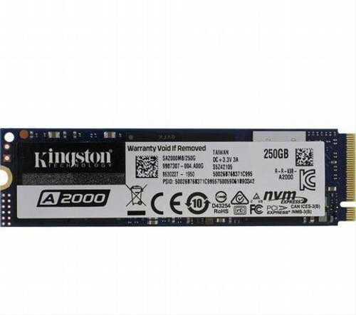 250Гб SSD M.2 диск Kingston A2000
